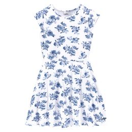 Kangaroos Kleid M&auml;dchen Gr&ouml;&szlig;e 140/146 pastellblau / dunkelblau / wei&szlig;