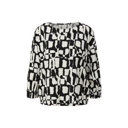 s.Oliver BLACK LABEL Bluse Damen Gr&ouml;&szlig;e 4XL schwarz / wei&szlig;