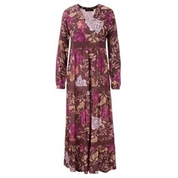 Aniston Casual Kleid Damen Gr&ouml;&szlig;e 36 mischfarben / bordeaux Sommerkleid