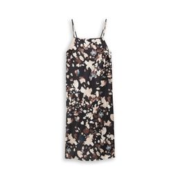 Tom Tailor Denim Dress female size 40 Cream / Chocolate / Black