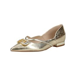 Liu Jo Ballerina Damen Gr&ouml;&szlig;e 37 gold Sommerschuhe