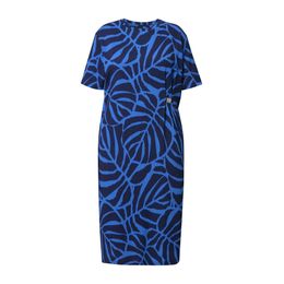 Ulla Popken Kleid Damen Gr&ouml;&szlig;e 42/44 blau / marine Sommerkleid
