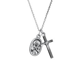 Kuzzoi Halskette Herren Gr&ouml;&szlig;e 60 silber