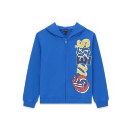 Guess Sweatjacke Jungen Gr&ouml;&szlig;e 164 saphir / hellgelb / hellrot / schwarz