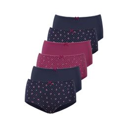 Petite Fleur By Lascana Panty Damen Gr&ouml;&szlig;e L nachtblau / lila / pink / wei&szlig;