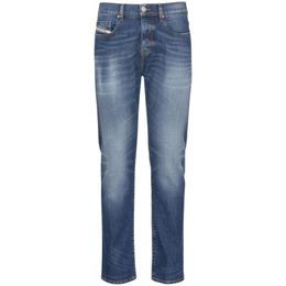 Diesel - D-strukt - Blaue Jeanshose Mit Gro&szlig;em Patch