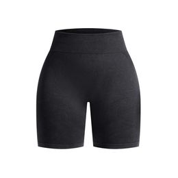 Smilodox Shorts Batik Scrunch Ruth Seamless Damen Gr&ouml;&szlig;e S schwarz