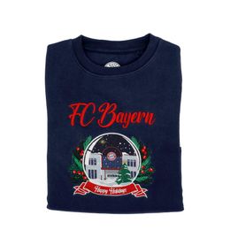 FC Bayern M&uuml;nchen Fc Bayern M&uuml;nchen Sweatshirt Winter Jungen Gr&ouml;&szlig;e 128 navy / rot