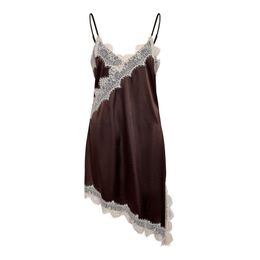 Noisy may Kleid Damen Gr&ouml;&szlig;e 38 braun / wei&szlig; Sommerkleid