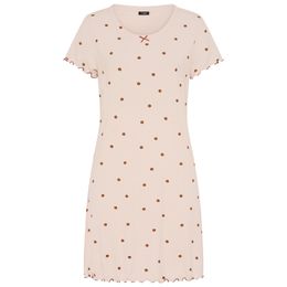VIVANCE by LASCANA Nightgown female size XS/S Brown / Chestnut brown / Pastel orange