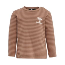 Hummel Performance Shirt boy size 74 Brown / Light brown / White