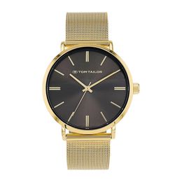 Tom Tailor Uhr Herren Gr&ouml;&szlig;e One Size gold / schwarz