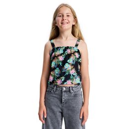 Roxy Top 'Tropical Swing' girl size 164/168 Turquoise / Purple / Dusky pink / Black