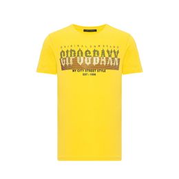 Cipo & Baxx Cipo & Baxx T-Shirt Herren Gr&ouml;&szlig;e M camel / gelb / schwarz