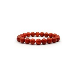 Tiger Treasure Qualit&auml;t, Inspiriert Seit 1890 Armband 'Sch&ouml;nheit und Balance' Damen Gr&ouml;&szlig;e 19 cm dunkelrot