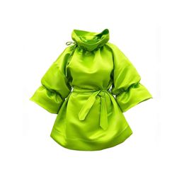 Iunique Kleid 'Electra' Damen Gr&ouml;&szlig;e 34/44 limette Sommerkleid