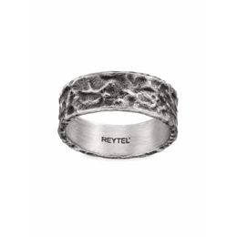 Reytel Ring 'RELIEF' Herren Gr&ouml;&szlig;e 60 silber