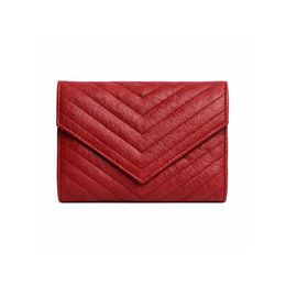 Sellenes Clutch 'Valey Red Silver' Damen Gr&ouml;&szlig;e One Size karminrot