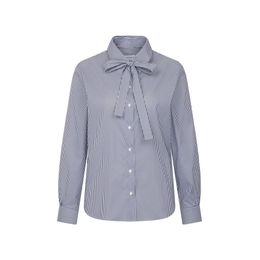 Seidensticker Bluse Damen Gr&ouml;&szlig;e XXXL dunkelblau / wei&szlig;