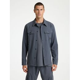CHASIN' CHASIN' Button Up Shirt 'Stryke PRO' male size S Dark grey