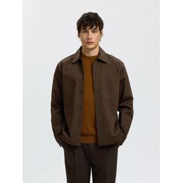 Selected Jacke Herren Gr&ouml;&szlig;e M kastanienbraun Sommerjacke