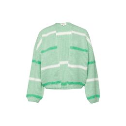 s.Oliver Strickjacke Damen Gr&ouml;&szlig;e M grasgr&uuml;n / hellgr&uuml;n / wei&szlig;