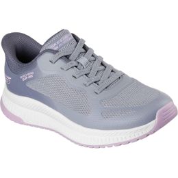 Skechers BOBS Squad 4 Staple Look Damen Graue/Multi Sneakers