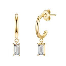 Lulu & Jane Lulu & Jane Ohrringe Damen Gr&ouml;&szlig;e One Size goldgelb / transparent