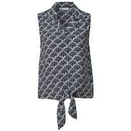 Street One Bluse Damen Gr&ouml;&szlig;e XL dunkelblau / wei&szlig;