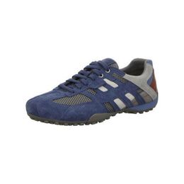 GEOX Lace-Up Shoes 'Sneaker Low Herren U4207K-02214/C4002 Leder-Mix in blau' male size 42 Blue