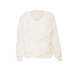 Poomi Pullover Damen Gr&ouml;&szlig;e M wollwei&szlig;