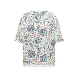 Cecil Shirt Damen Gr&ouml;&szlig;e L pastellblau / mint / wei&szlig;