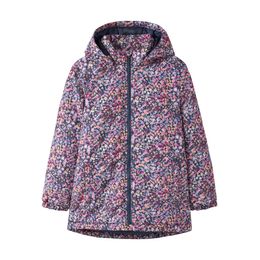 NAME IT Between-Season Jacket 'NKFMAXI' girl size 164 Navy / Light blue / Apricot / Dusky pink