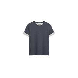armedangels T-Shirt 'UN-WASTED' Damen Gr&ouml;&szlig;e XXL dunkelgrau / wei&szlig;