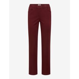 Raphaela by Brax Damen Schlupfhose Style LAVINA STRAIGHT BURGUNDY, dunkelrot, Gr. 44