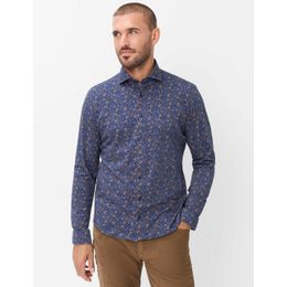 Brax Herren Langarmhemd Style HAROLD navy, dunkelblau, Gr. L