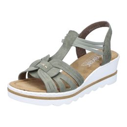 Rieker Strap Sandals female size 38 Green / White