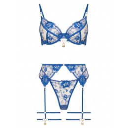 Orchibelle W&auml;sche-Sets 'Maribel' Damen Gr&ouml;&szlig;e 75 blau