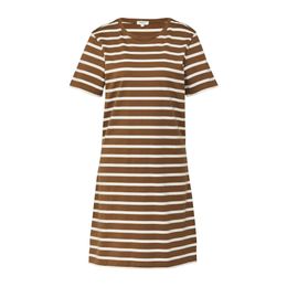 s.Oliver Kleid Damen Gr&ouml;&szlig;e 34 braun / wei&szlig; Sommerkleid