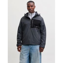 Jack & Jones Jack & Jones Jacke 'JJLupo' Herren Gr&ouml;&szlig;e L dunkelgrau / schwarz Sommerjacke