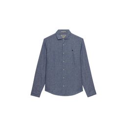 Superdry & Co Button Up Shirt 'Riviera' male size L Indigo