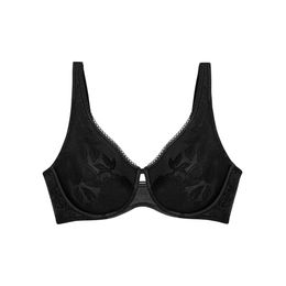 Triumph Minimizer 'Wild Rose Sensation' Damen Gr&ouml;&szlig;e 75 schwarz