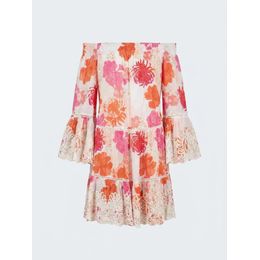 Miss June Kleid 'Robe Courte Positano' Damen Gr&ouml;&szlig;e 36/38 rosa Sommerkleid