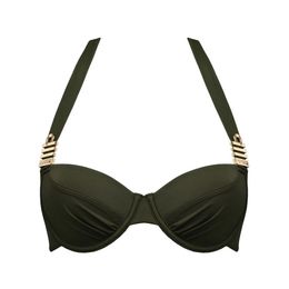Marlies Dekkers Bikini-Oberteil "Royal Navy" in Khaki - 62% | Gr&ouml;&szlig;e 80C | Damen-bademode