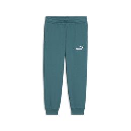 Puma Hose 'Ess No. 1' Jungen Gr&ouml;&szlig;e 122 smaragd / wei&szlig;