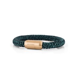 Akitsune Armband 'Portus' Herren Gr&ouml;&szlig;e 18 cm dunkelgr&uuml;n