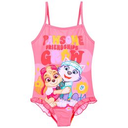 PAW PATROL Badeanzug 'Skye & Everest' M&auml;dchen Gr&ouml;&szlig;e 110 pink