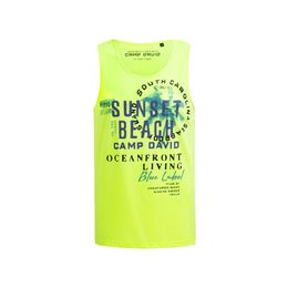 CAMP DAVID Shirt male size M Neon green