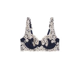 Intimissimi BH 'Daniela Pretty Flowers' Damen Gr&ouml;&szlig;e 90 marine / wei&szlig;
