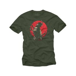 Makaya Shirt 'Samurai' Herren Gr&ouml;&szlig;e XL gr&uuml;n